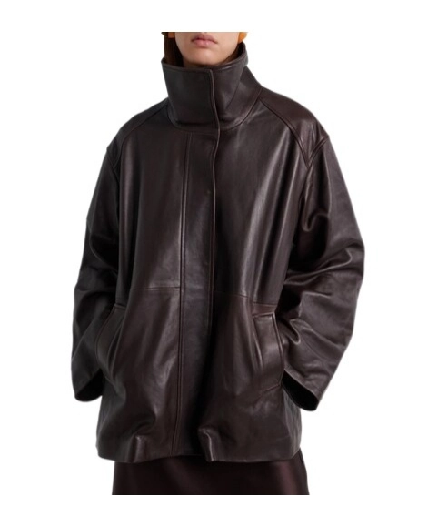 Nour Hammour Lowen Leather Jacket