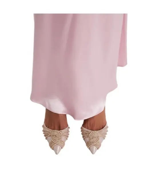 AQUAZZURA Embellished Slingback Pumps
