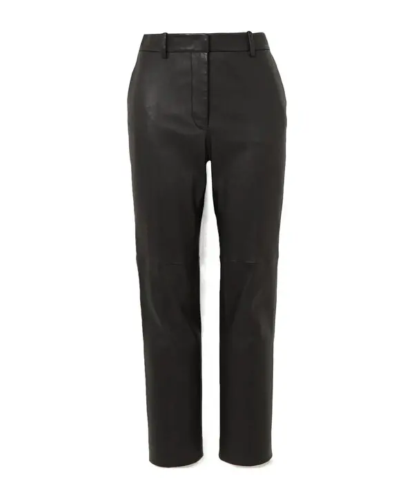 JOSEPH Leather Slim-leg Pants
