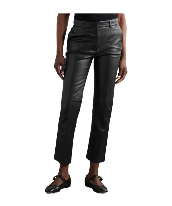 JOSEPH Leather Slim-leg Pants
