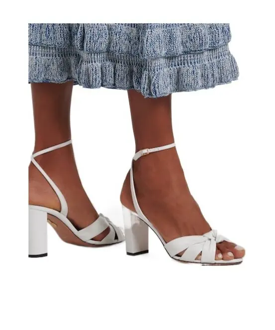 AQUAZZURA Nina Leather Sandals