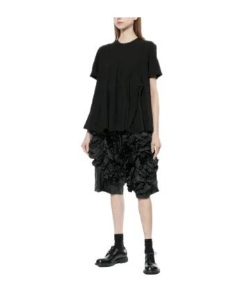 Comme Des Garçons Floral Detail Shorts