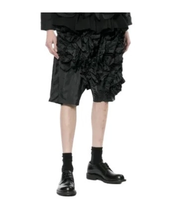 Comme Des Garçons Floral Detail Shorts