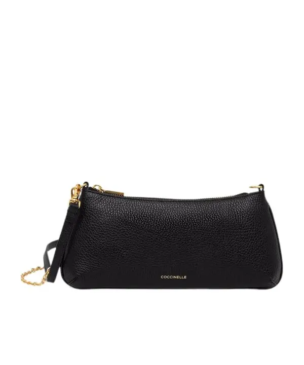 COCCINELLE Mini C-me Logo-print Chain-link Crossbody Bag