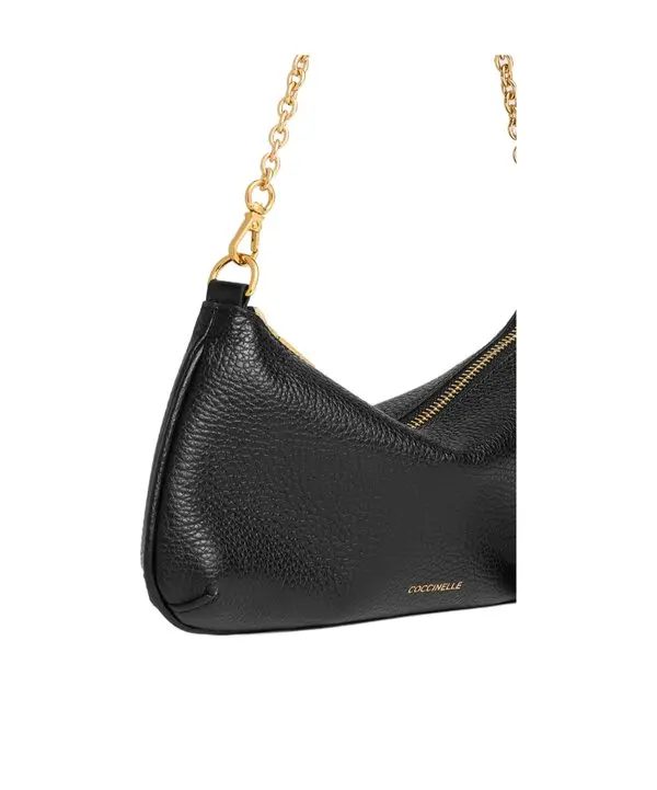 COCCINELLE Mini C-me Logo-print Chain-link Crossbody Bag