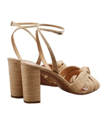 AQUAZZURA Knotdetail Highheeled Sandals