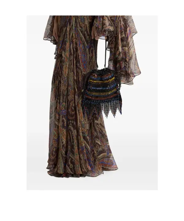 Etro Small Kalispera Bag With Sequins And Beads
