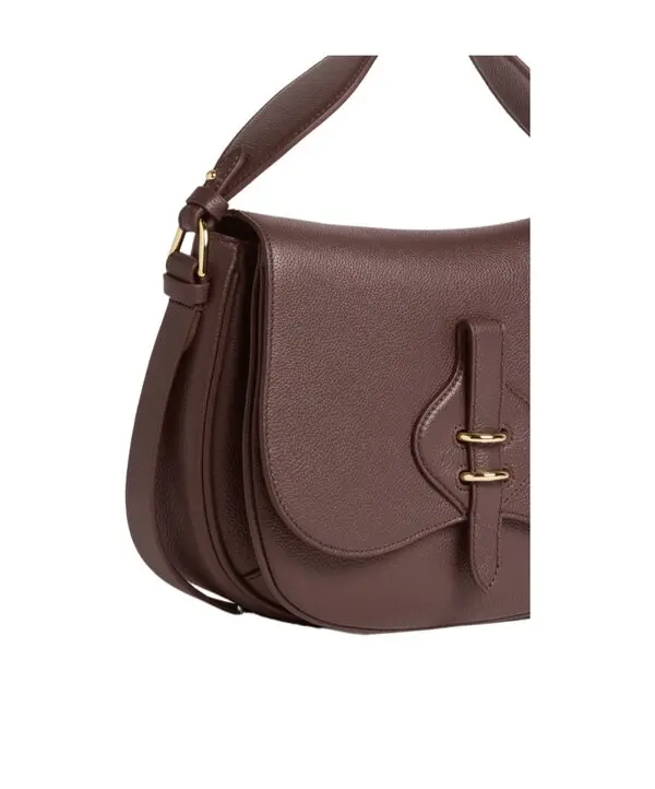 COCCINELLE Flap Buckle Shoulder Bag