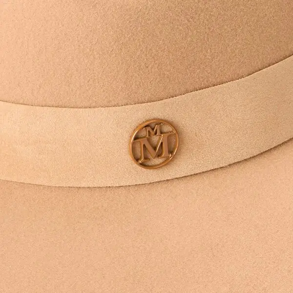 MAISON MICHEL Virginie Logo-plaque Hat