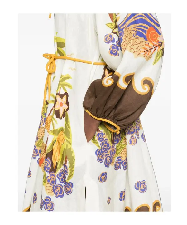 ALEMAIS Patterned Dress