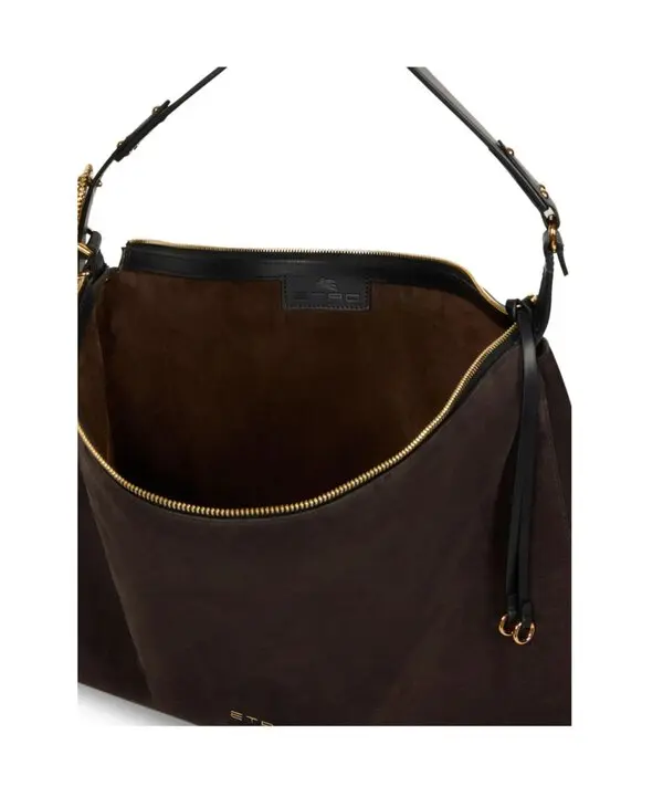 Etro Large Suede Rosette Bag