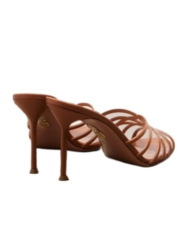 AQUAZZURA Wild Dream Leather Mules