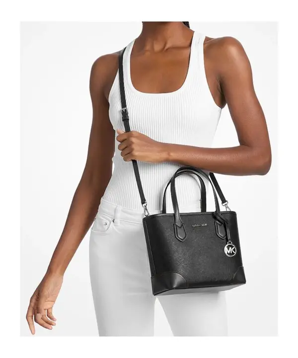 Michael Kors Eva Extra-small Saffiano Leather Convertible Tote Bag