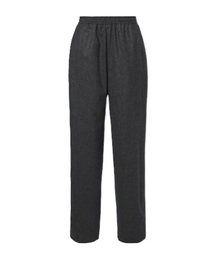 JIL SANDER Wool Flannel Wide-leg Pants