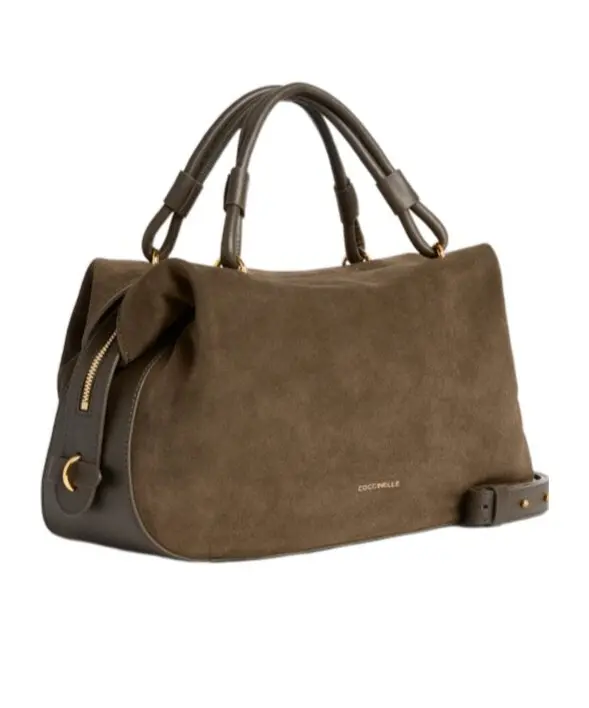 COCCINELLE Suede-finish Leather Tote Bag
