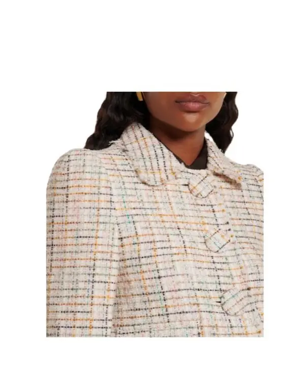 SHUSHU/TONG Short Plaid Jacket