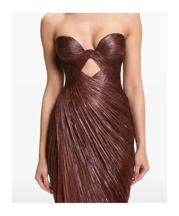 MARIA LUCIA HOHAN Pleated Gown