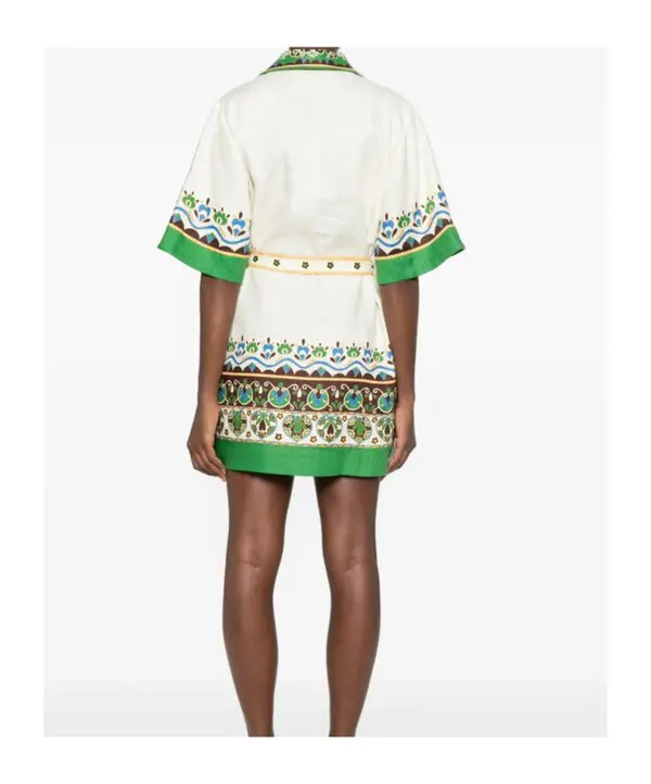 ALEMAIS Short-sleeved Dress - Cream