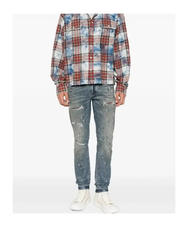 PURPLE BRAND Belt-loop Jeans