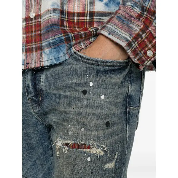 PURPLE BRAND Belt-loop Jeans