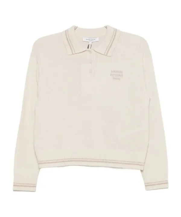 Maison Kitsuné Long-sleeve Polo Shirt