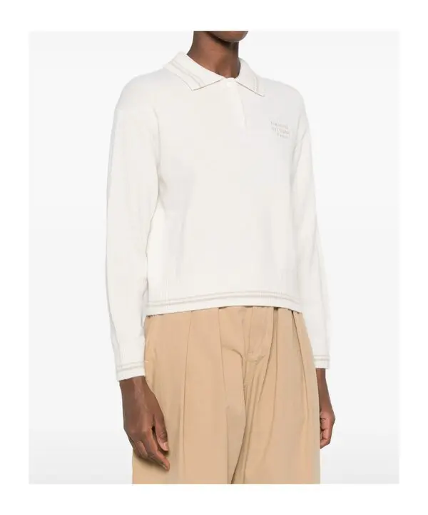 Maison Kitsuné Long-sleeve Polo Shirt