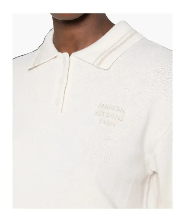 Maison Kitsuné Long-sleeve Polo Shirt