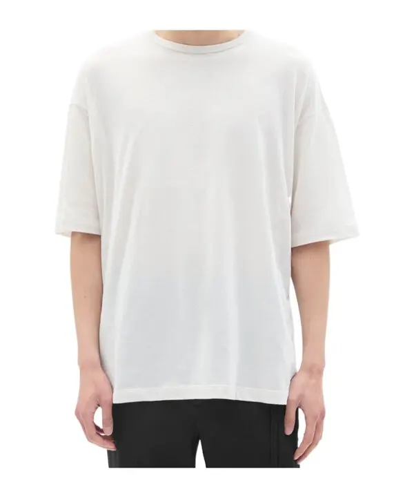 ANN DEMEULEMEESTER Text-print Cotton T-shirt