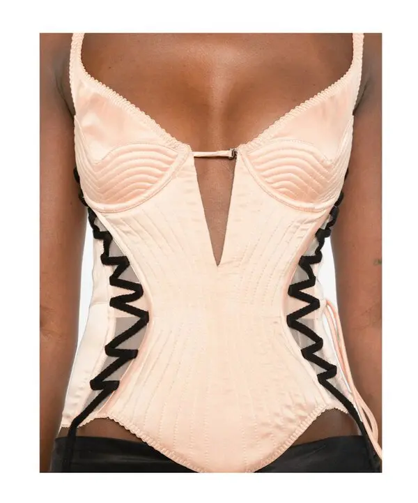 MARIA LUCIA HOHAN Lace-up Bodycon Dress