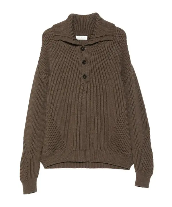 Dries Van Noten Long-sleeved Sweater - Brown