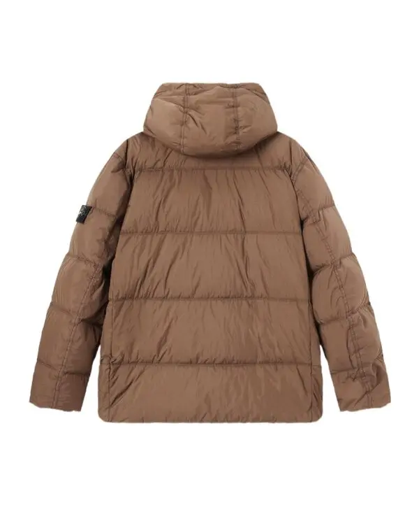 Stone Island Wind-resistant Down Jacket With Anti-drop