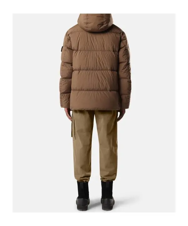 Stone Island Wind-resistant Down Jacket With Anti-drop