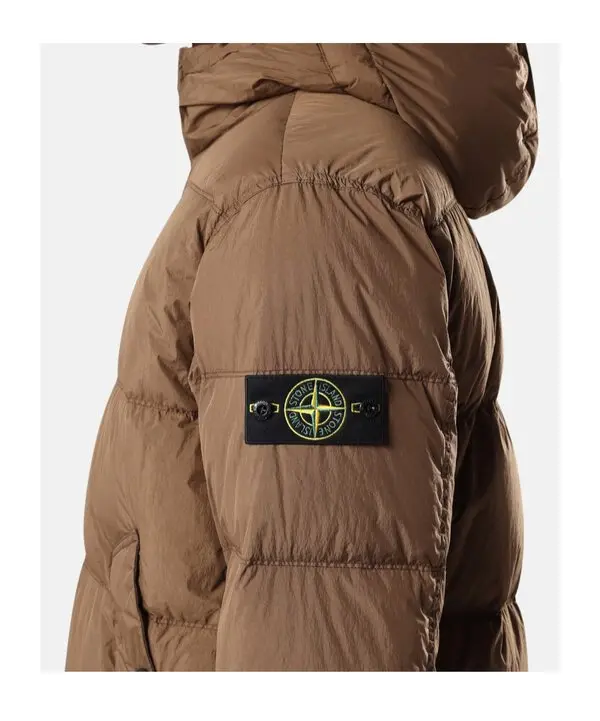 Stone Island Wind-resistant Down Jacket With Anti-drop