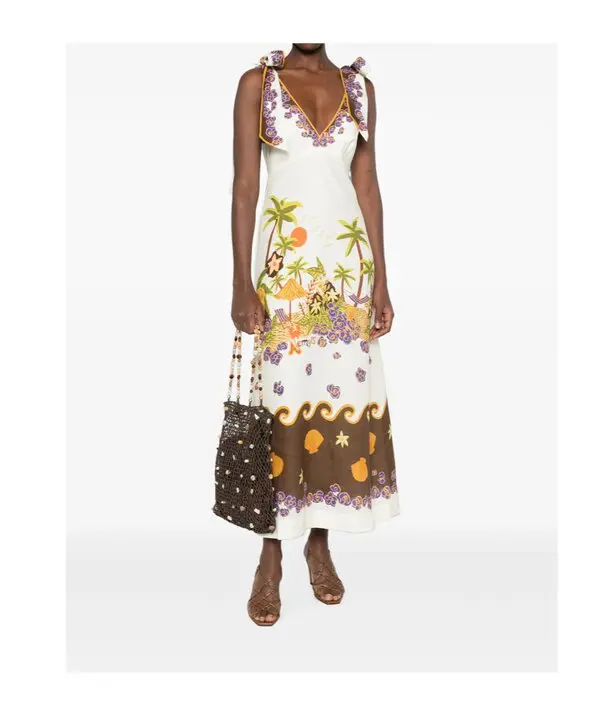 ALEMAIS Patterned Dress