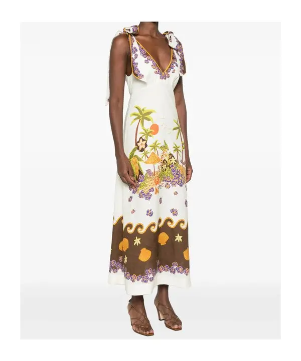 ALEMAIS Patterned Dress