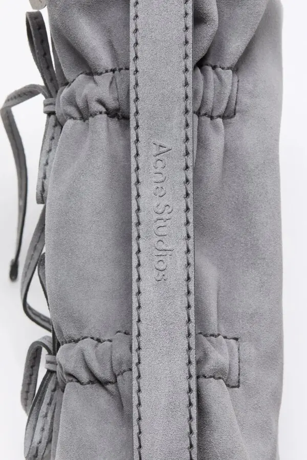 Acne Studios Multipocket Suede Shoulder Bag