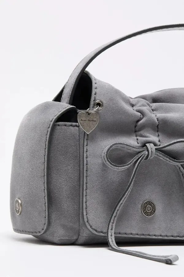 Acne Studios Multipocket Suede Shoulder Bag