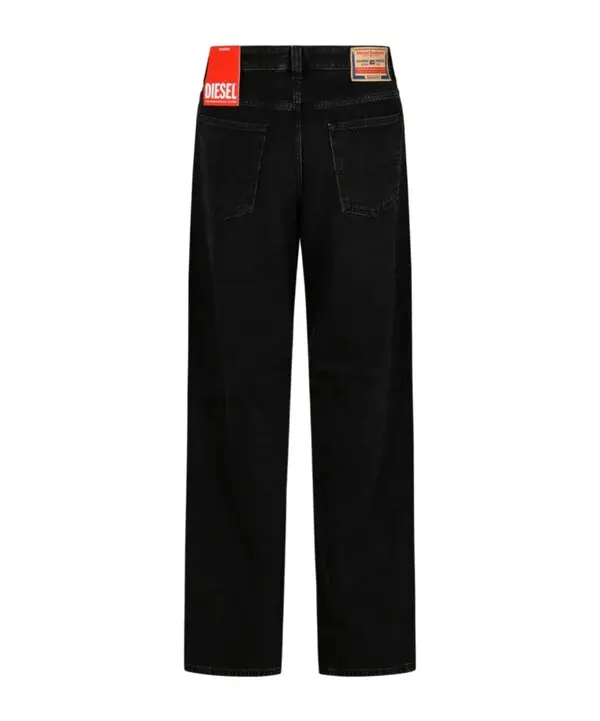 DIESEL® Logo-patch Straight-leg Jeans
