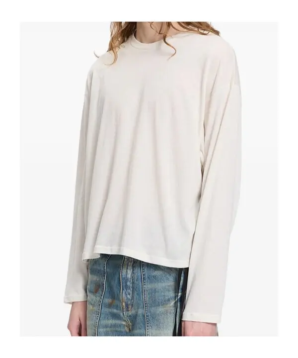 ANN DEMEULEMEESTER Graphic-print Long-sleeved T-shirt