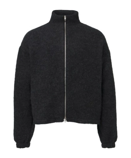 JIL SANDER Wool-blend Fleece Sweatshirt