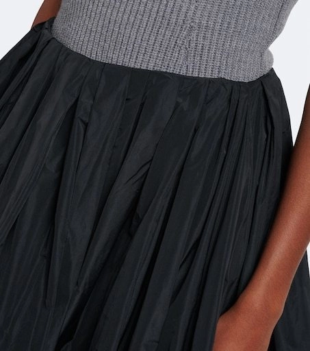 JIL SANDER Asymmetric Midi Skirt
