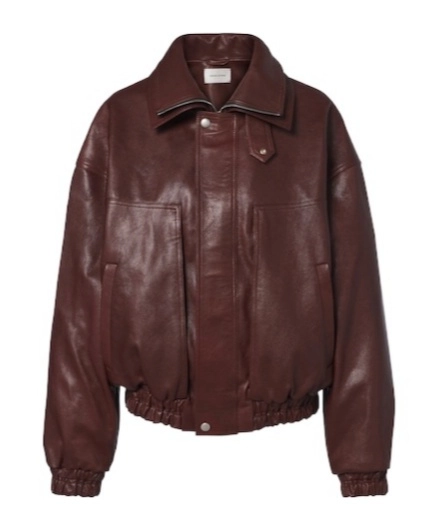 Magda Butrym Leather Blouson Jacket