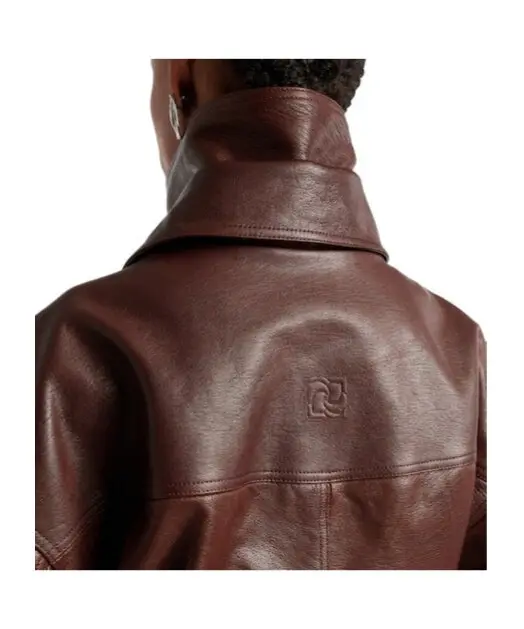 Magda Butrym Leather Blouson Jacket