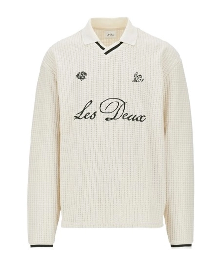 LES DEUX Knit Polo Shirt