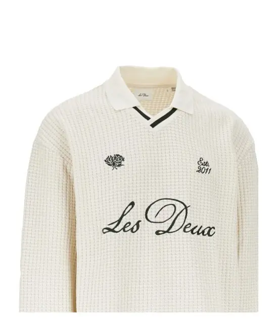 LES DEUX Knit Polo Shirt