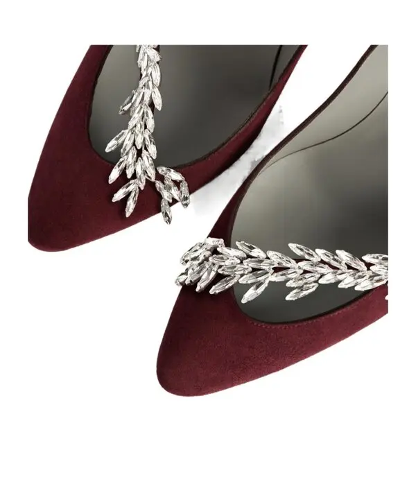 BALENCIAGA X MANOLO BLAHNIK Manolo Blahnik Pump In Burgundy