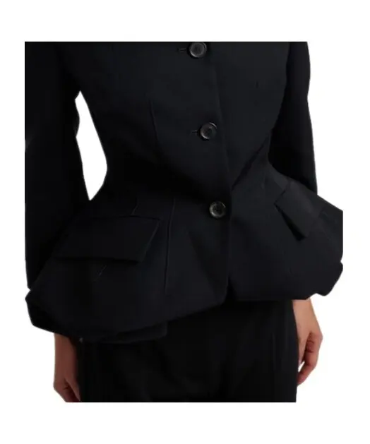 Magda Butrym Peplum Wool Blazer