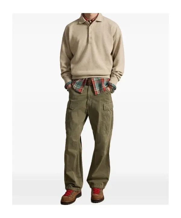Polo Ralph Lauren Long Sleeved Knitted Polo Shirt