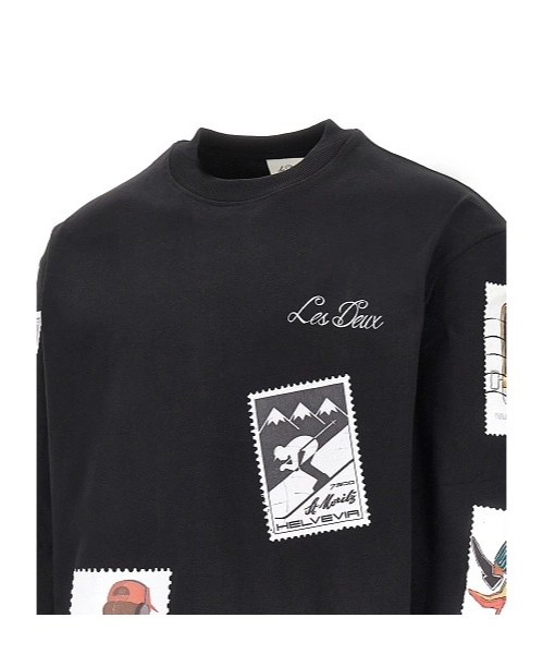 LES DEUX Stamp-print Sweater