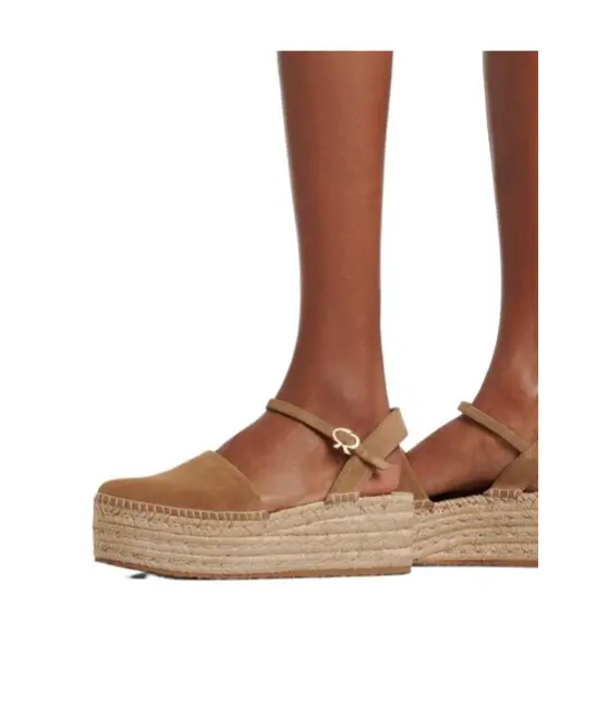 GIANVITO ROSSI Solid Suede Espadrilles